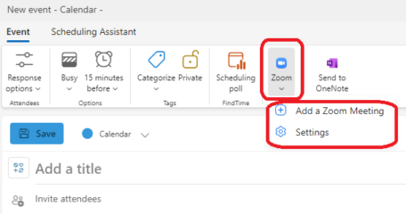 Zoom for Outlook Integration - Setup and Use Instructions - UNC Student ...